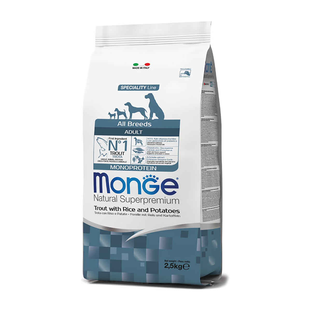 Monge Dog Adult All Breeds Trout & Rice