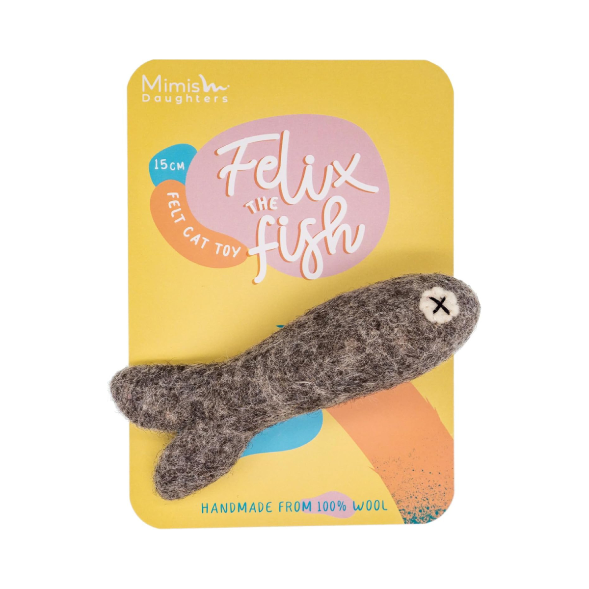 Felix the Fish igrača za mačke iz volne